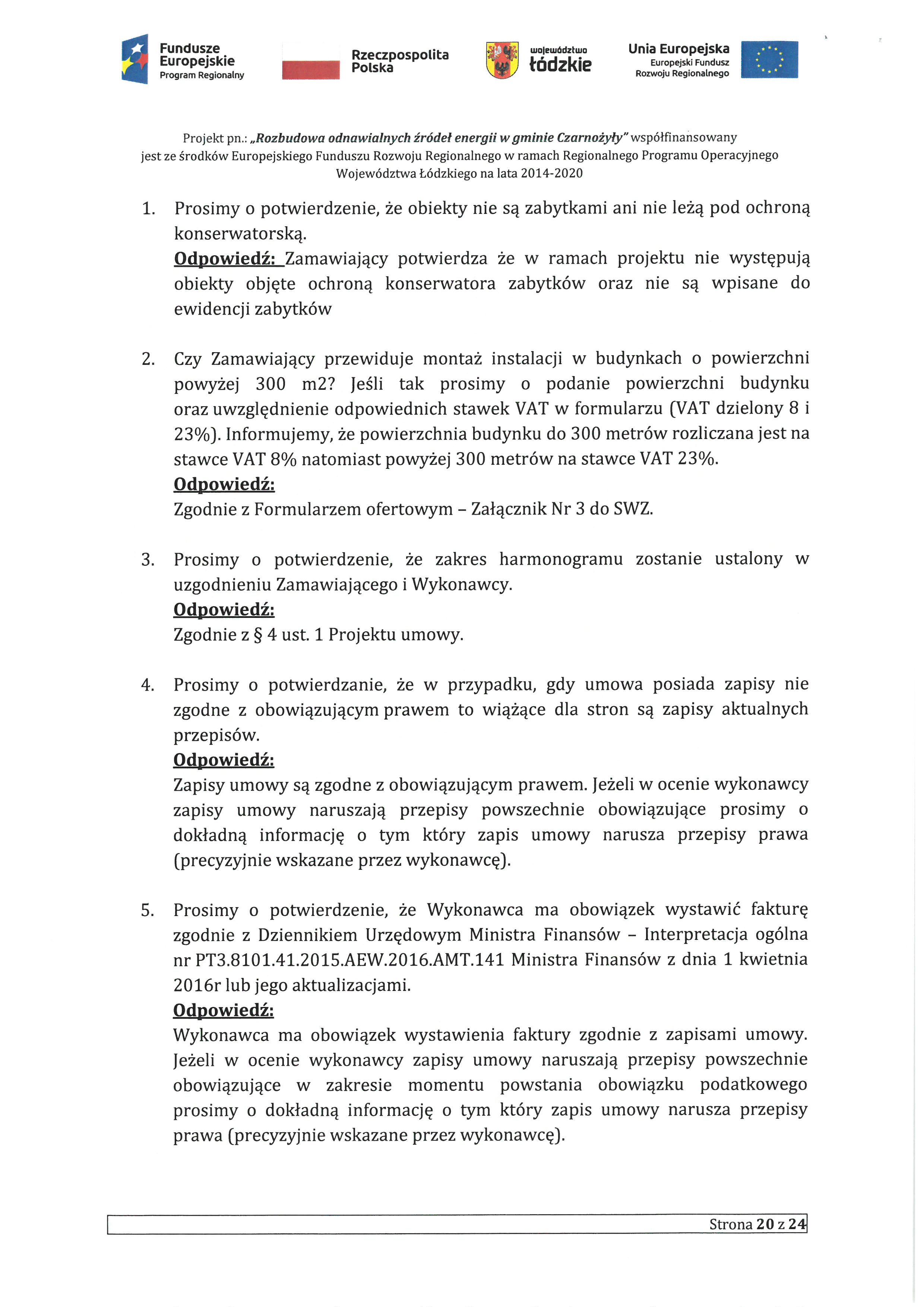 Wyjaśnienia do treści SWZ i zmiana ogłoszenia (2022-11-18) | BIP ...